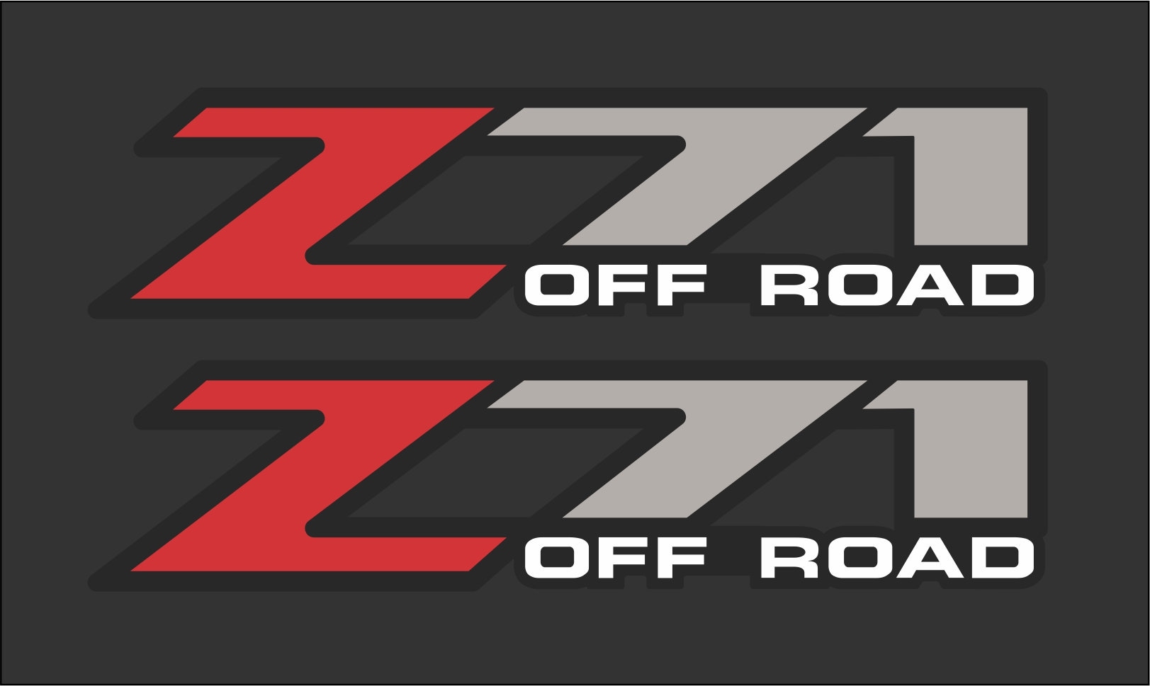 Chevy GMC Z71 off Road Decals (2 Decals) - Etsy