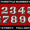 Late Model Headlight Decal Kit, Race Car Headlight Decal Bundle ...