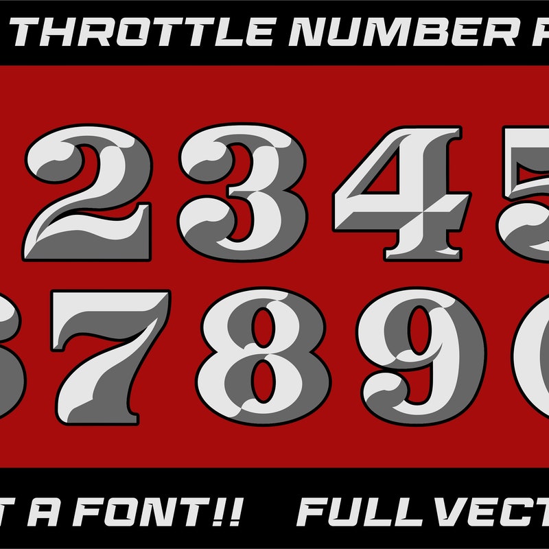 Racing Numbers Svg - Etsy