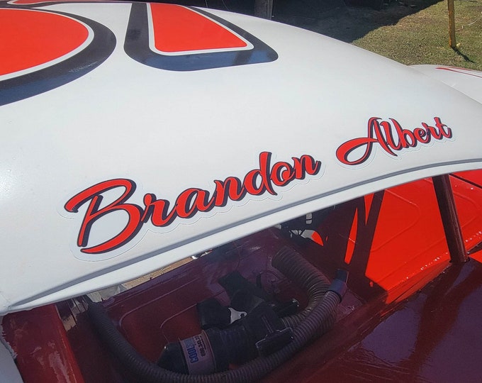 Late Model Headlight Decal Kit, Race Car Headlight Decal Bundle ...