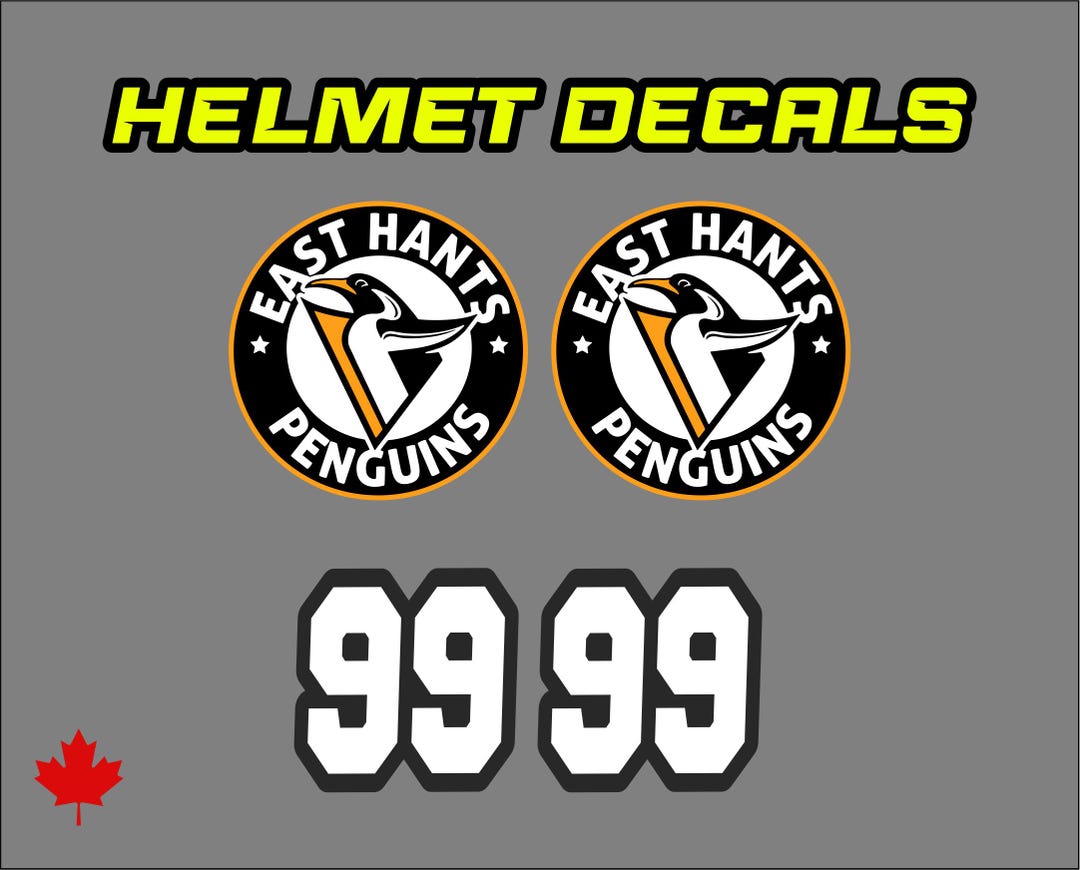 Custom Helmet Logo Sticker Package / 2" Tall / Team Logo Decals ...