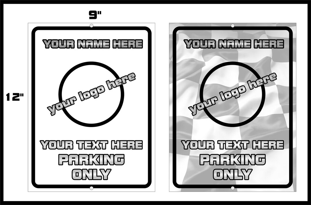 Custom Parking Only Sign Personalized Metal Sign Signs for - Etsy