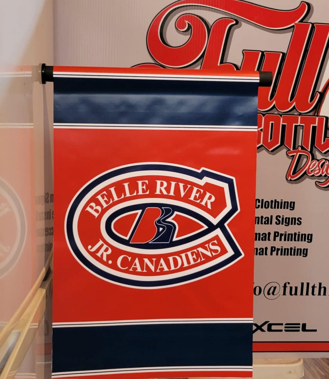 Dressing Room Door Banner With Optional Magnet & Pole | 12in X 18in ...