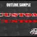 Custom JEEP Hood Text Set of Two 30 Long X 2 Tall Two Color Designs ...