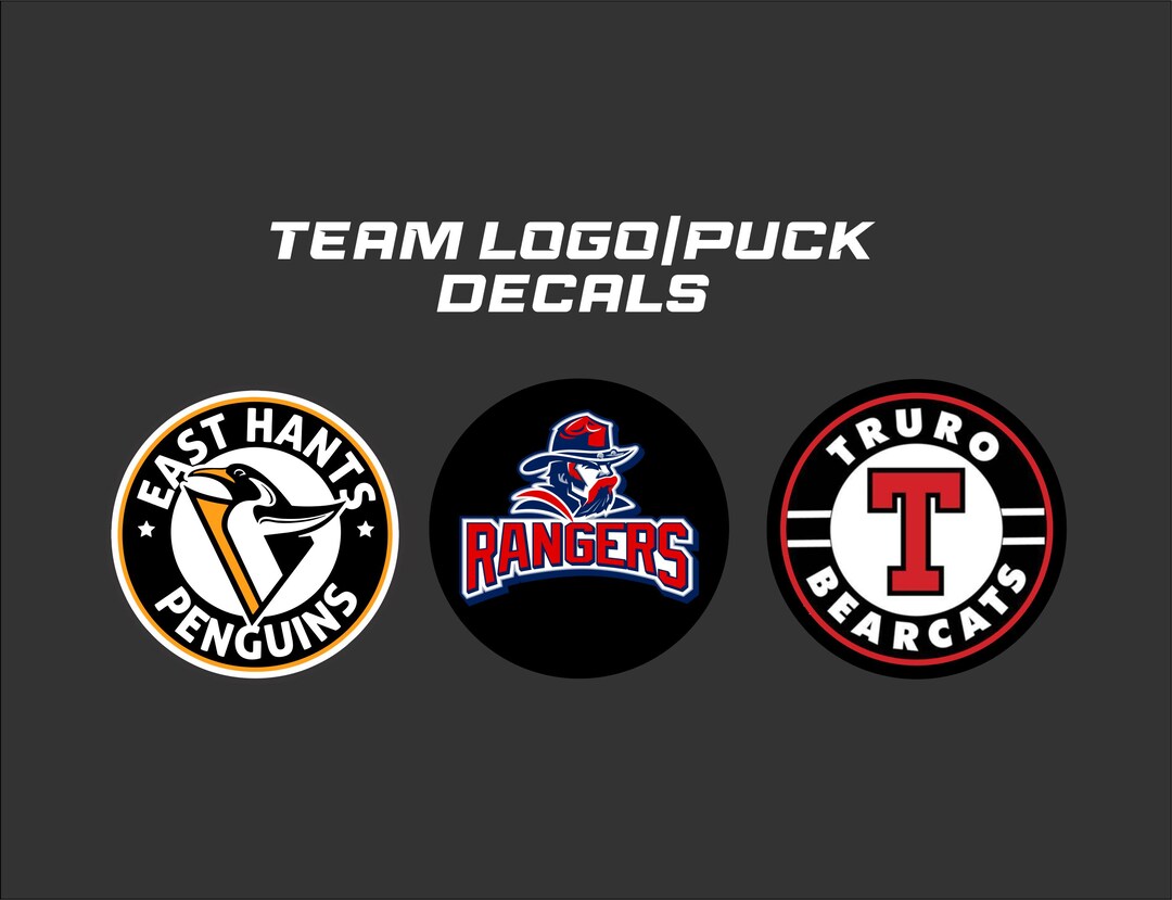 Hockey Puck Decals - Etsy