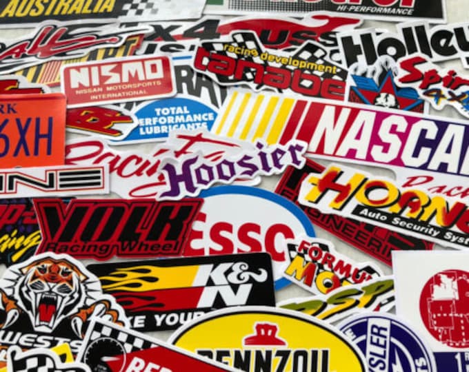 Racing Sponsor Car Motorcycle Decals FREE SHIPPING - Etsy