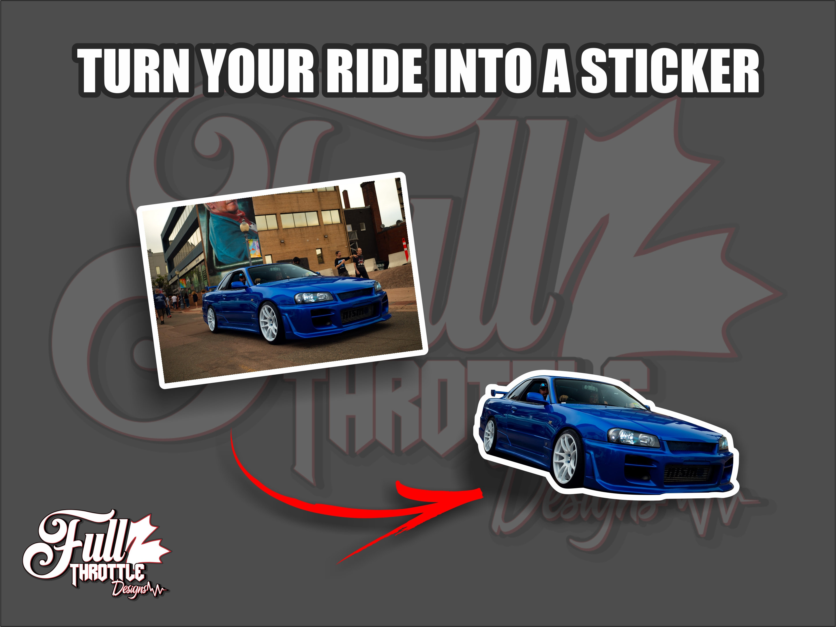 Custom Car Sticker | Car Portrait | Car Drawing | Personalized Sticker ...