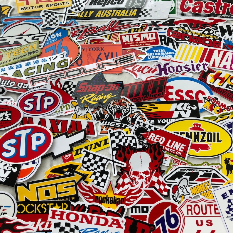 Sponsor Decal Bundle, 25 at Random Decal Pack, Car Decals, Outdoor ...