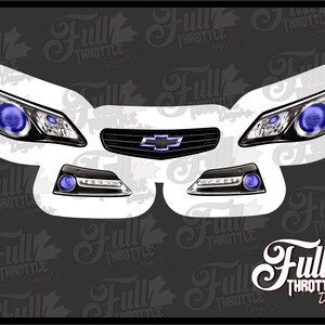Late Model Headlight Decal Kit, Race Car Headlight Decal Bundle ...