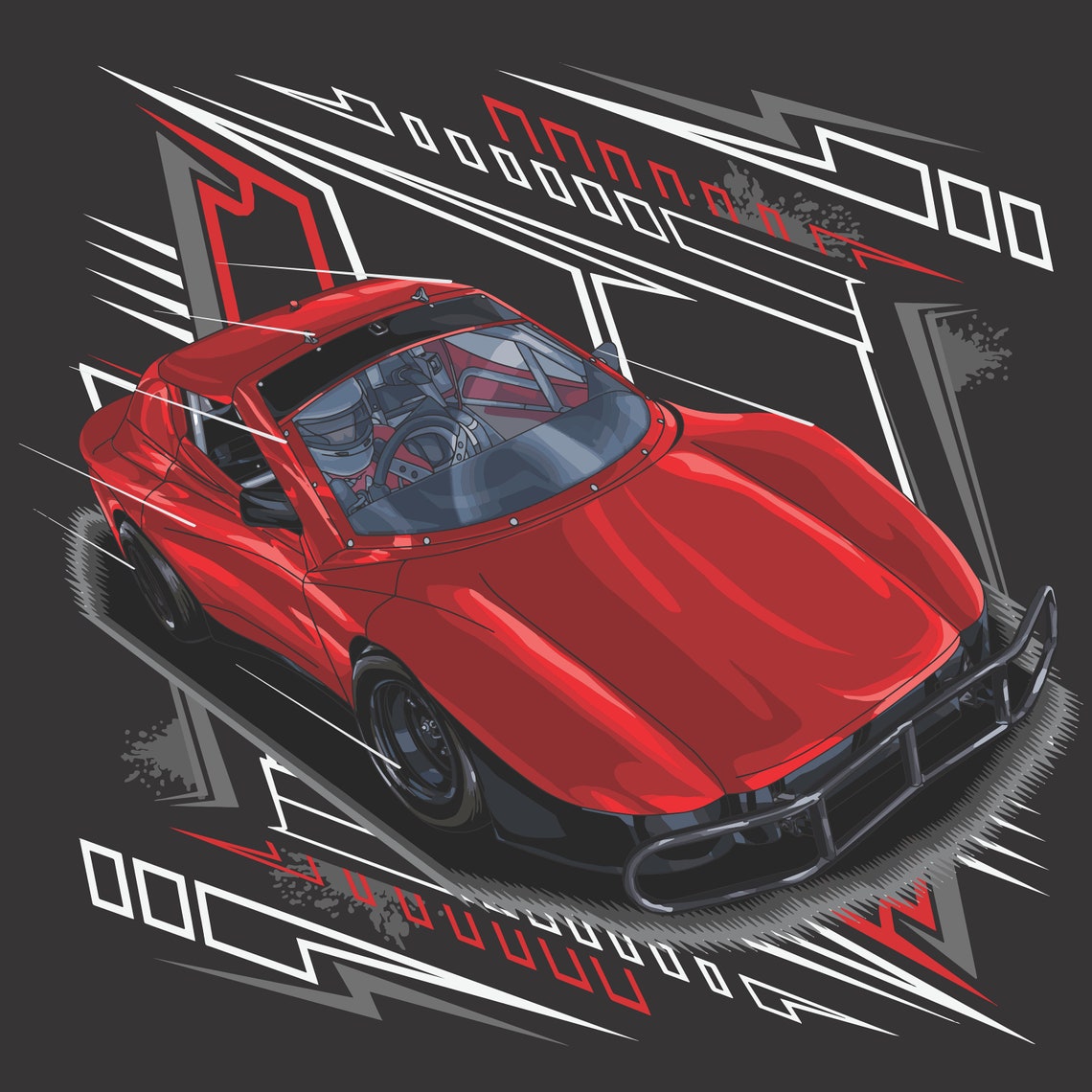 Bandolero Race Car Digital Download File. - Etsy