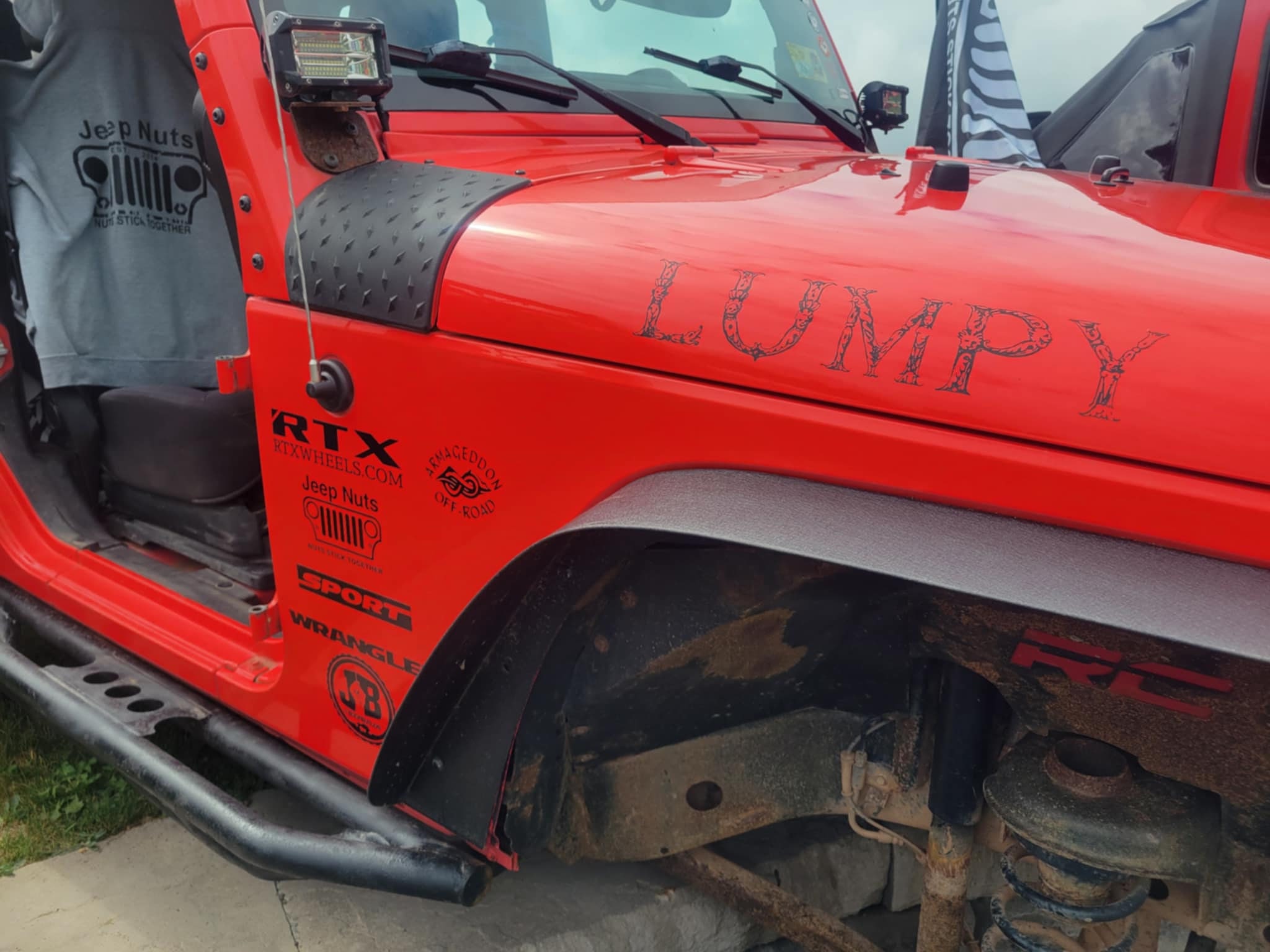 Custom JEEP Hood Text Set of Two 30 Long X 2 Tall Two Color Designs ...