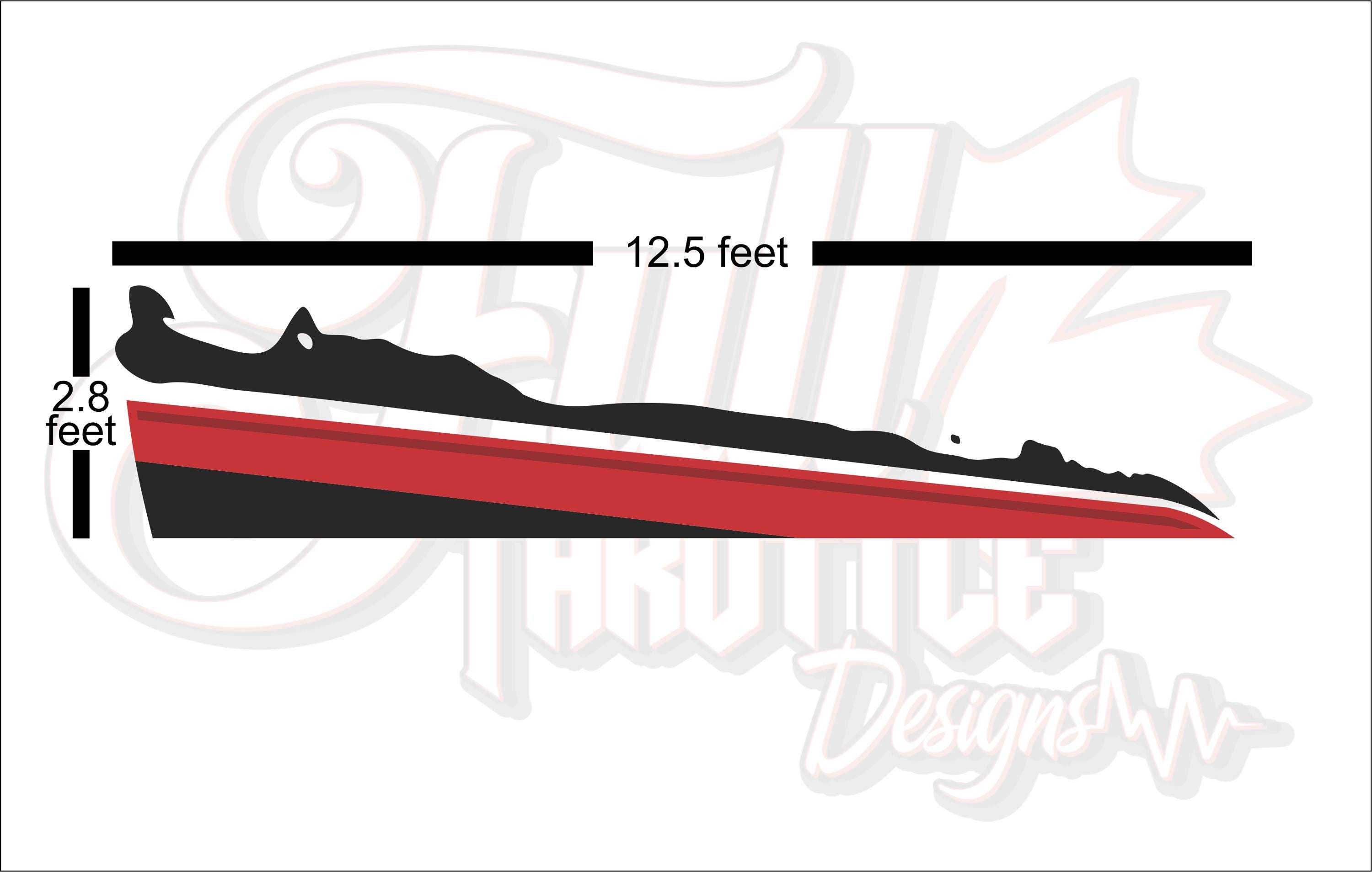 Custom Race Car Side Wrap, Vibrant Vinyl Decal - Etsy