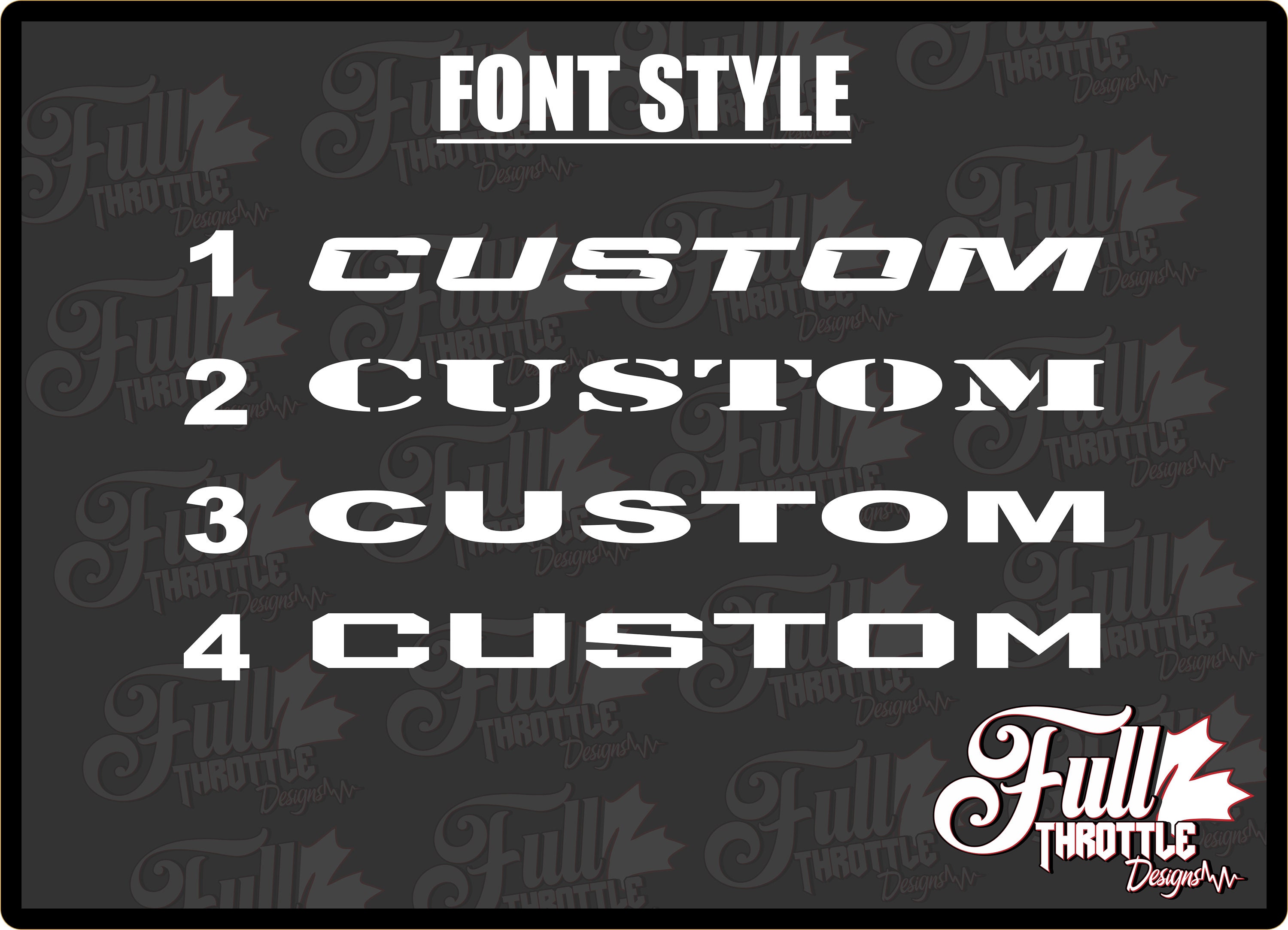 Custom JEEP Hood Text Set of Two 30 Long X 2 Tall Two Color Designs ...