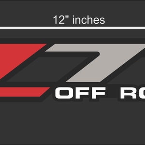 Chevy off Road Decals, Z71 Decals, Truck Decals, Boxside Decals, Truck ...