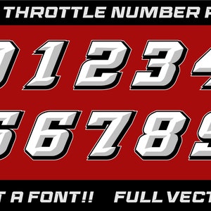 Vector Race Number Pack (digital Download) - Etsy