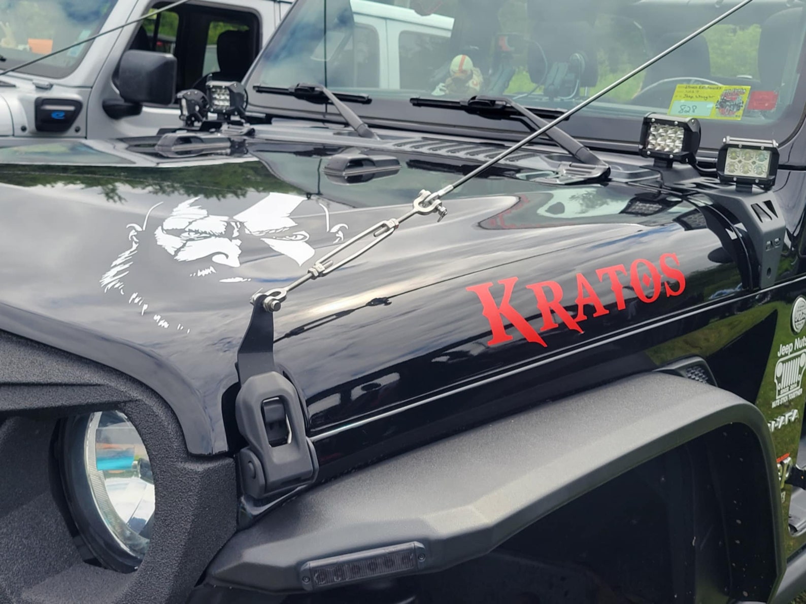 Custom JEEP Hood Text Set of Two 30 Long X 2 Tall Two Color Designs ...