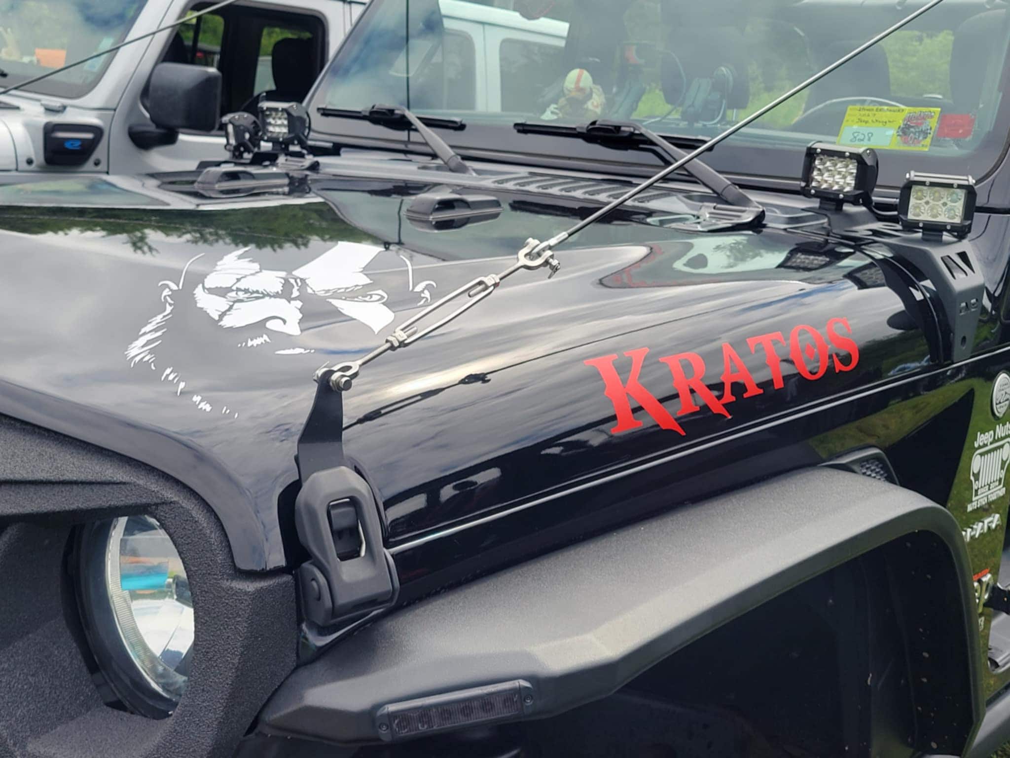 Custom JEEP Hood Text Set of Two 30 Long X 2 Tall Two Color Designs ...