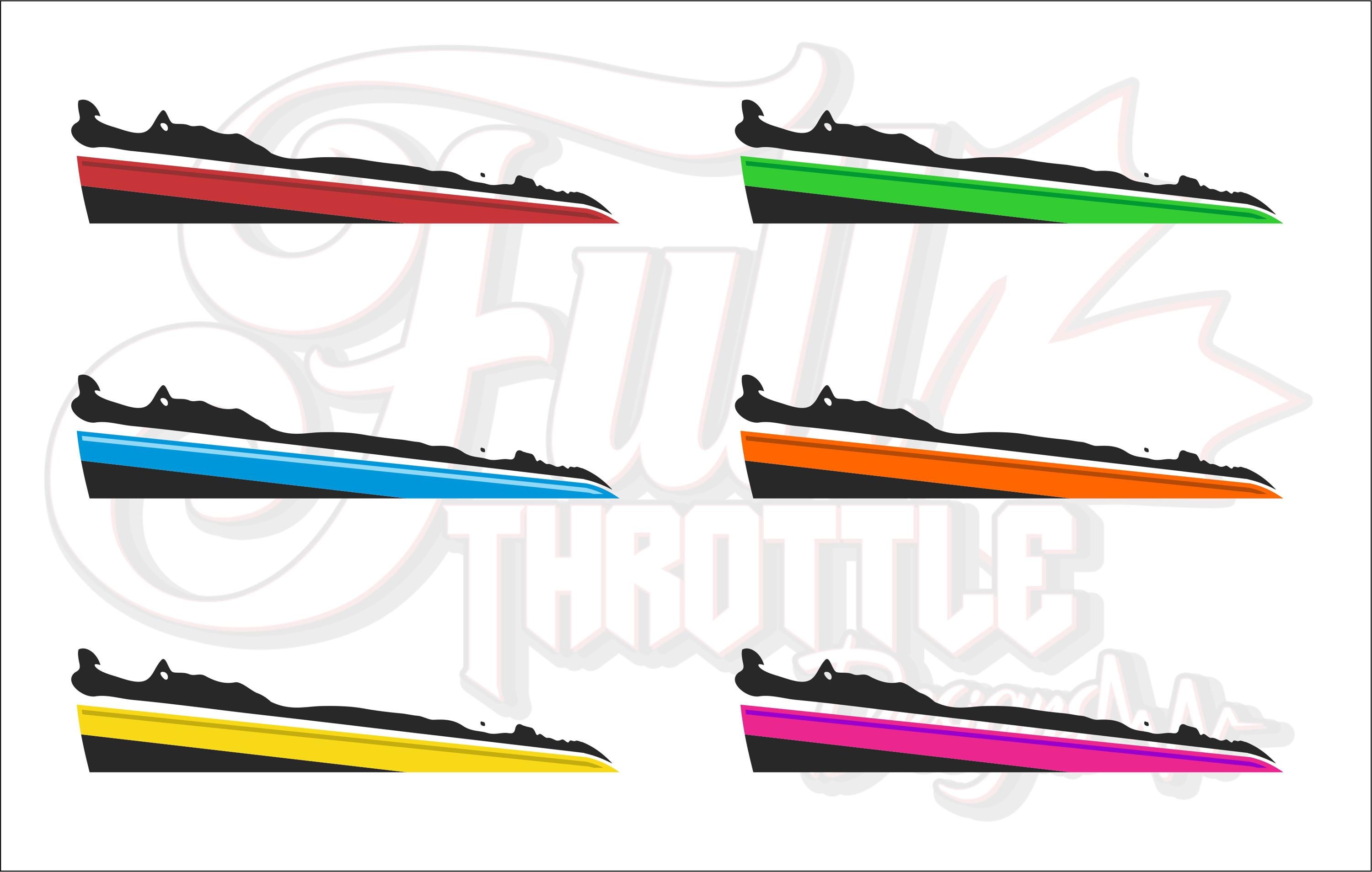Race Car Side Wrap, Car Side Decal, Custom Color, - Etsy