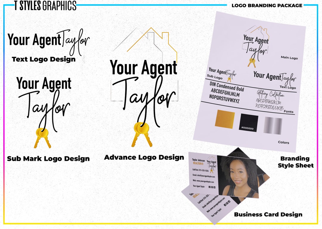 CUSTOM BRANDING: Logo Design, Submark Logo, Brand Style Guide, Branding ...