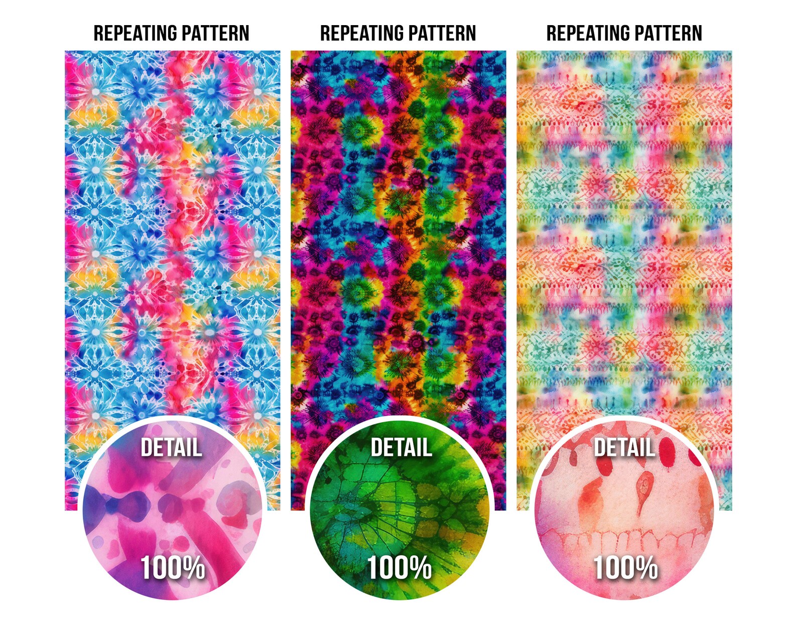 Tie Dye Seamless File Digital Seamless Patterns Papers Sublimation ...