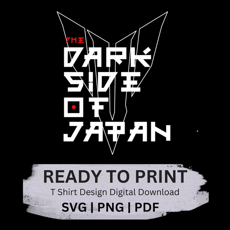 Yamaha MT Dark Side of Japan T Shirt Sticker Decal Design Digital ...