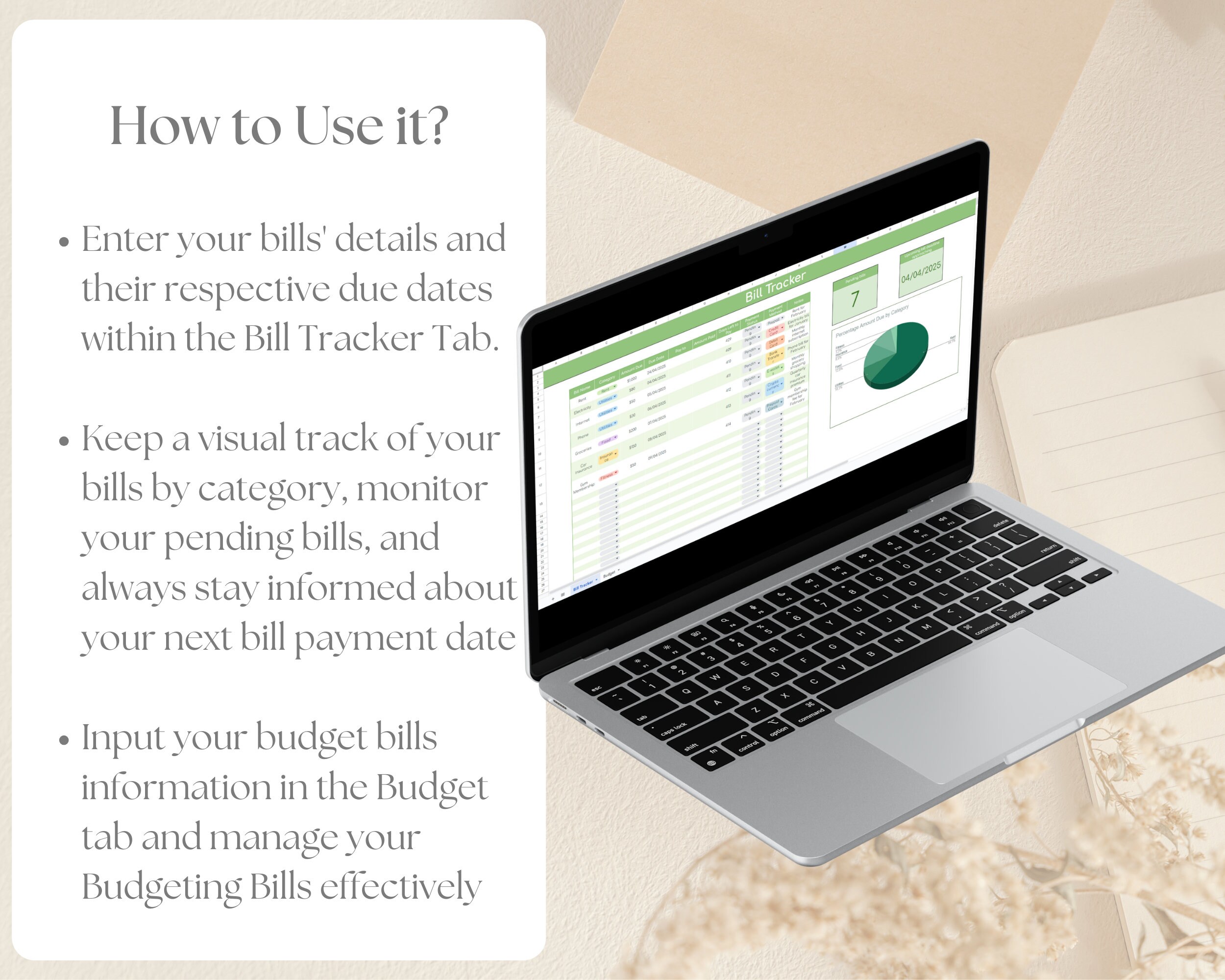 2025 Simple Bills Tracker Google Sheets Bill Organizer Sheet Bill ...