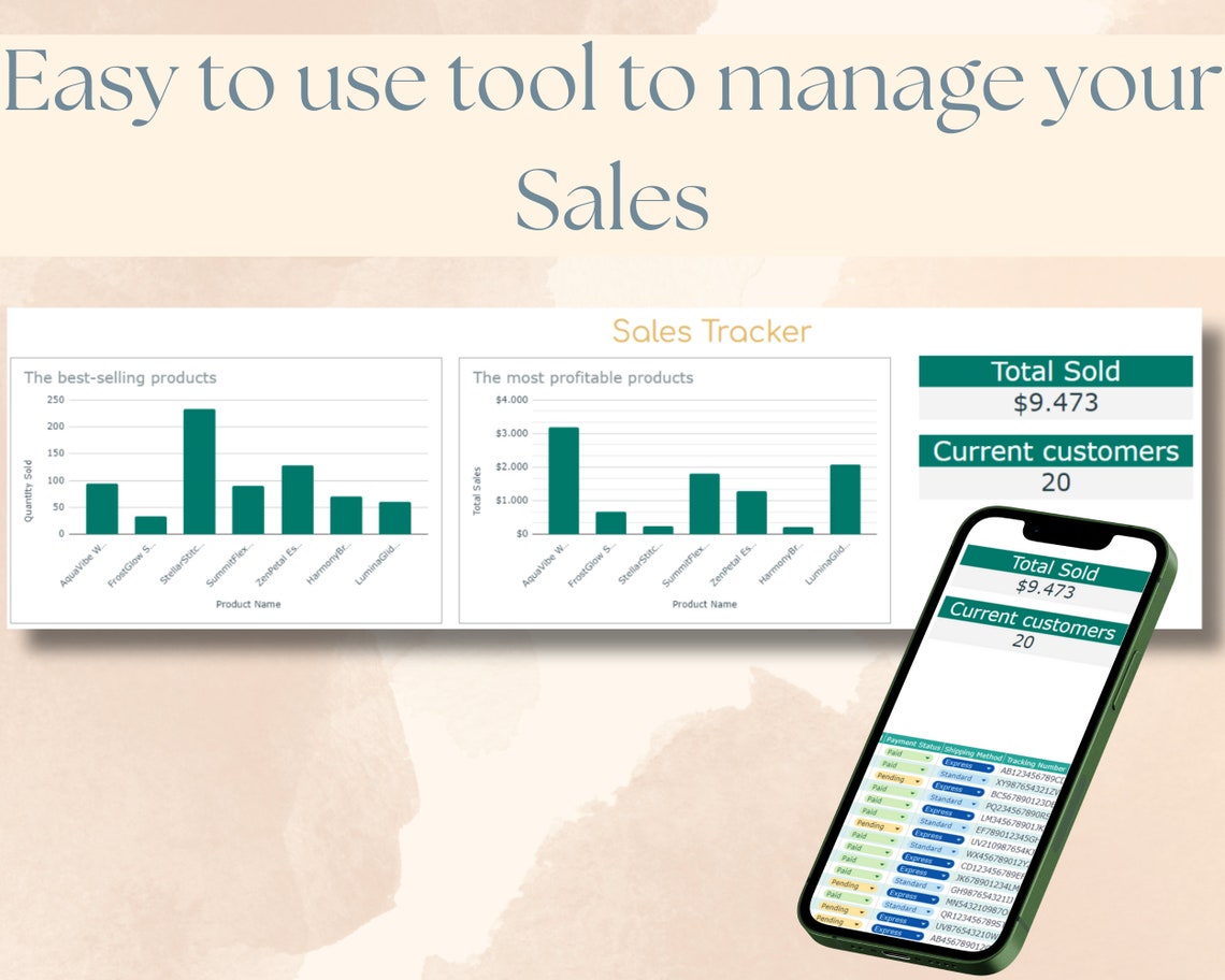 Sales Tracker Spreadsheet for Small Business Sales Tracker Google ...