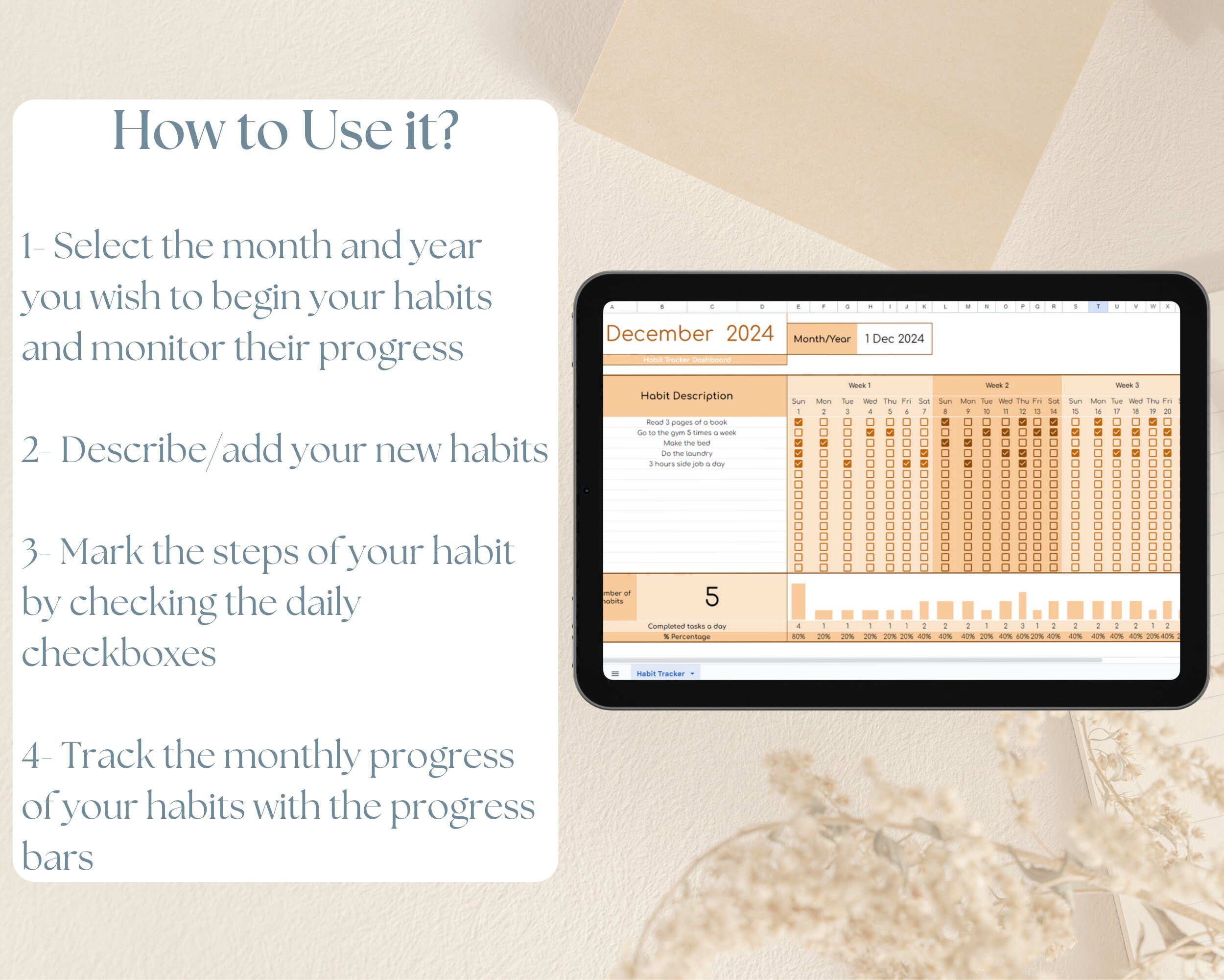The Ultimate Habit Tracker Google Sheets Habit Spreadsheet New Habit ...