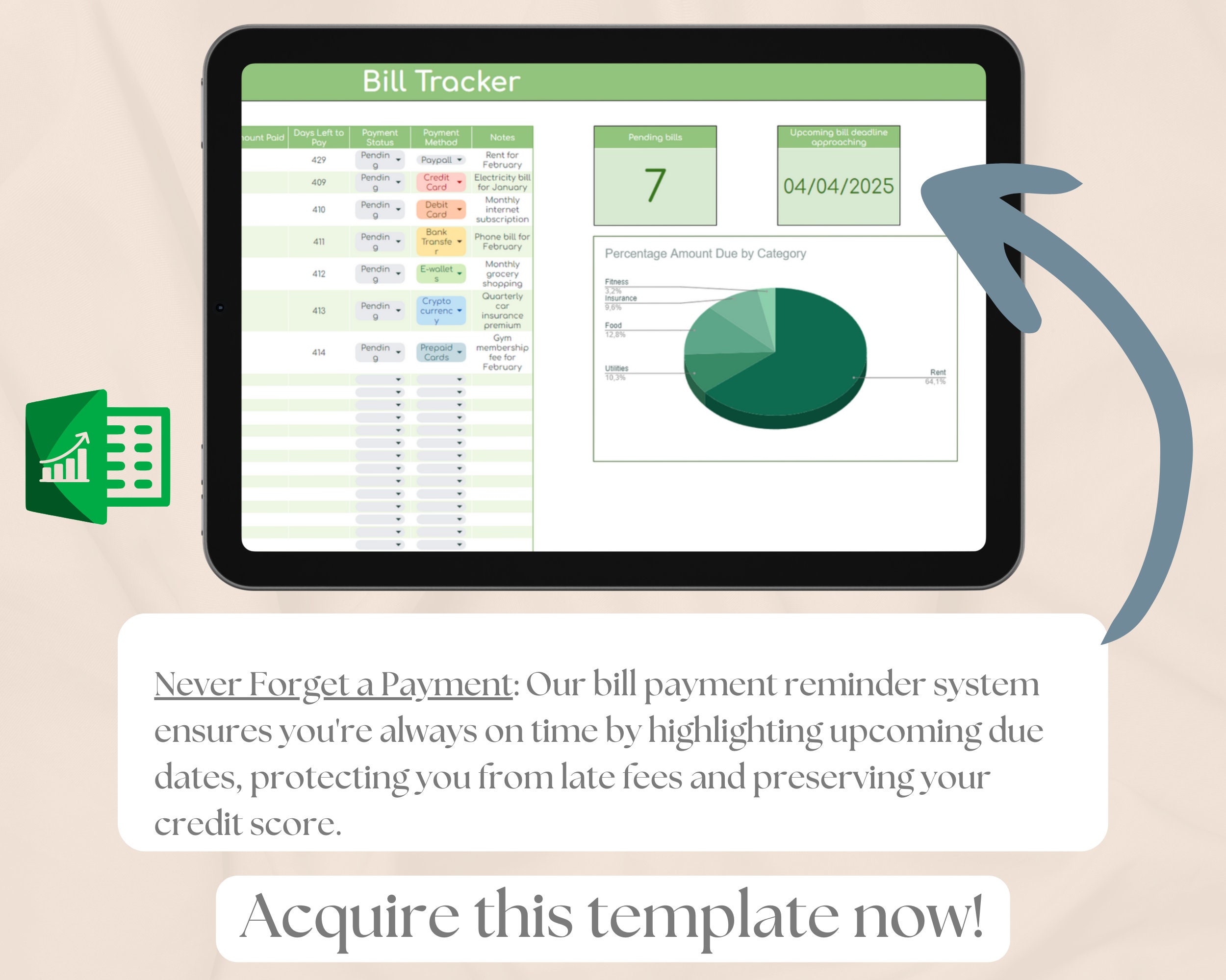2025 Simple Bills Tracker Google Sheets Bill Organizer Sheet Bill ...