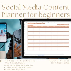 Social Media Content Planner Google Sheets Simple Content Planner ...