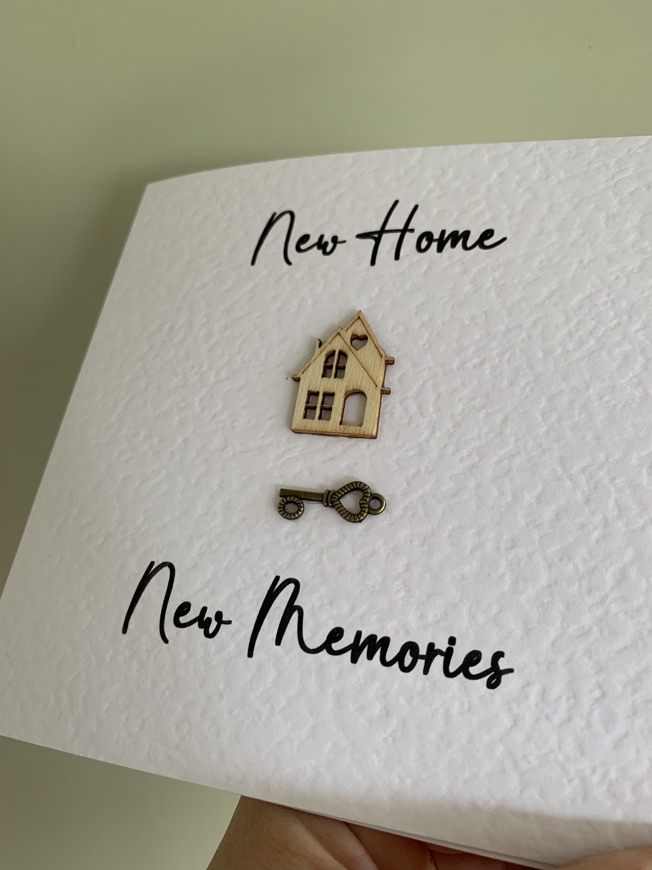 Handmade New Home Card Custom New Home New House Card - Etsy