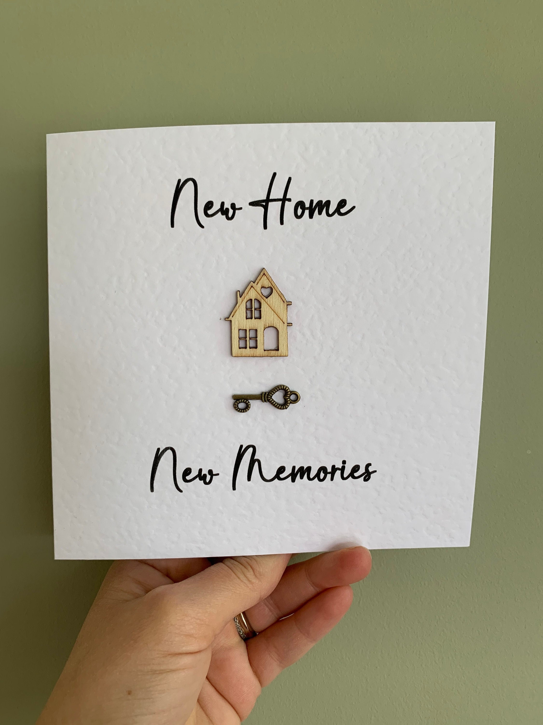 Handmade New Home Card Custom New Home New House Card - Etsy