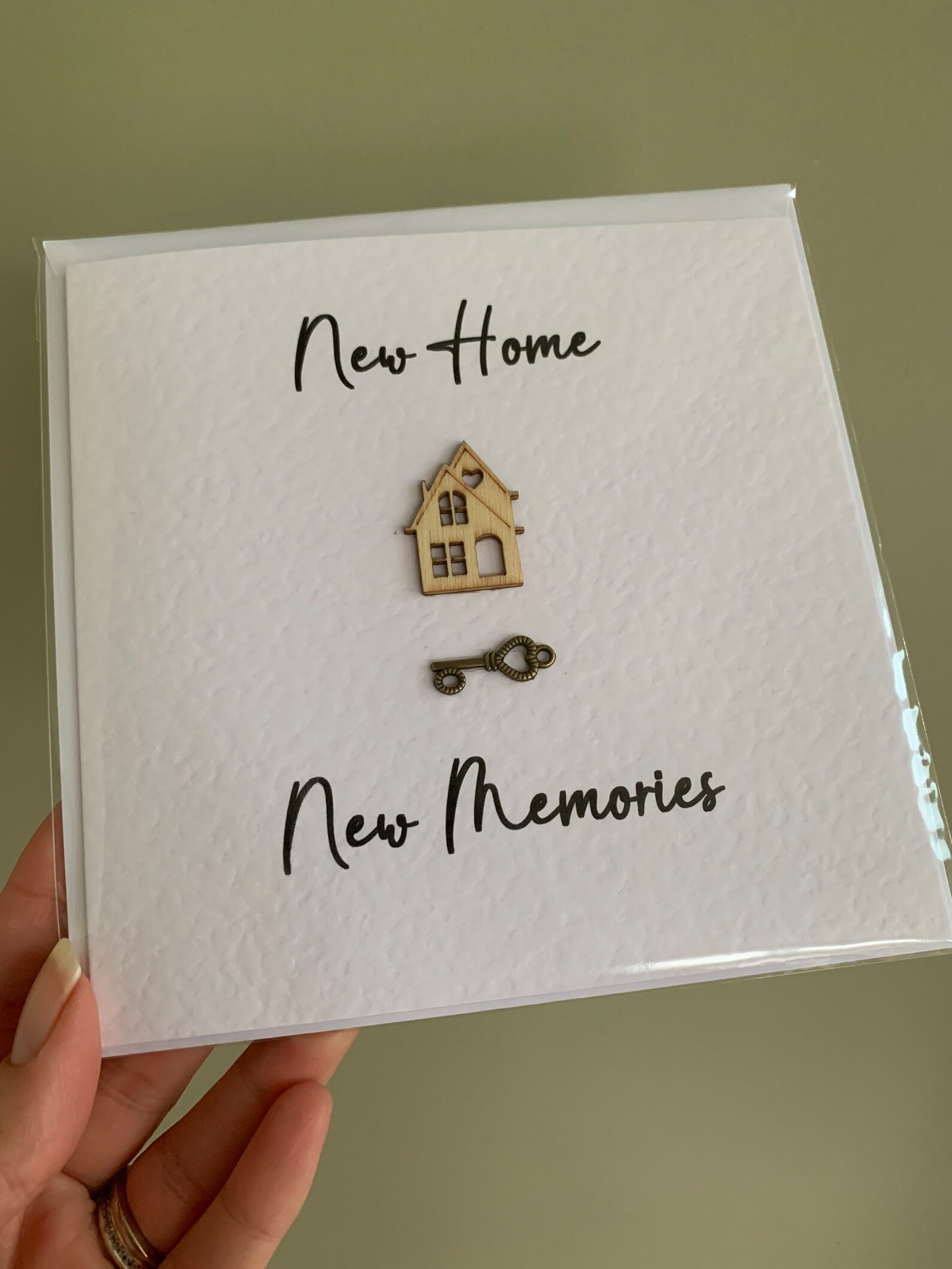 Handmade New Home Card, Custom New Home, New House Card, Moving Out ...