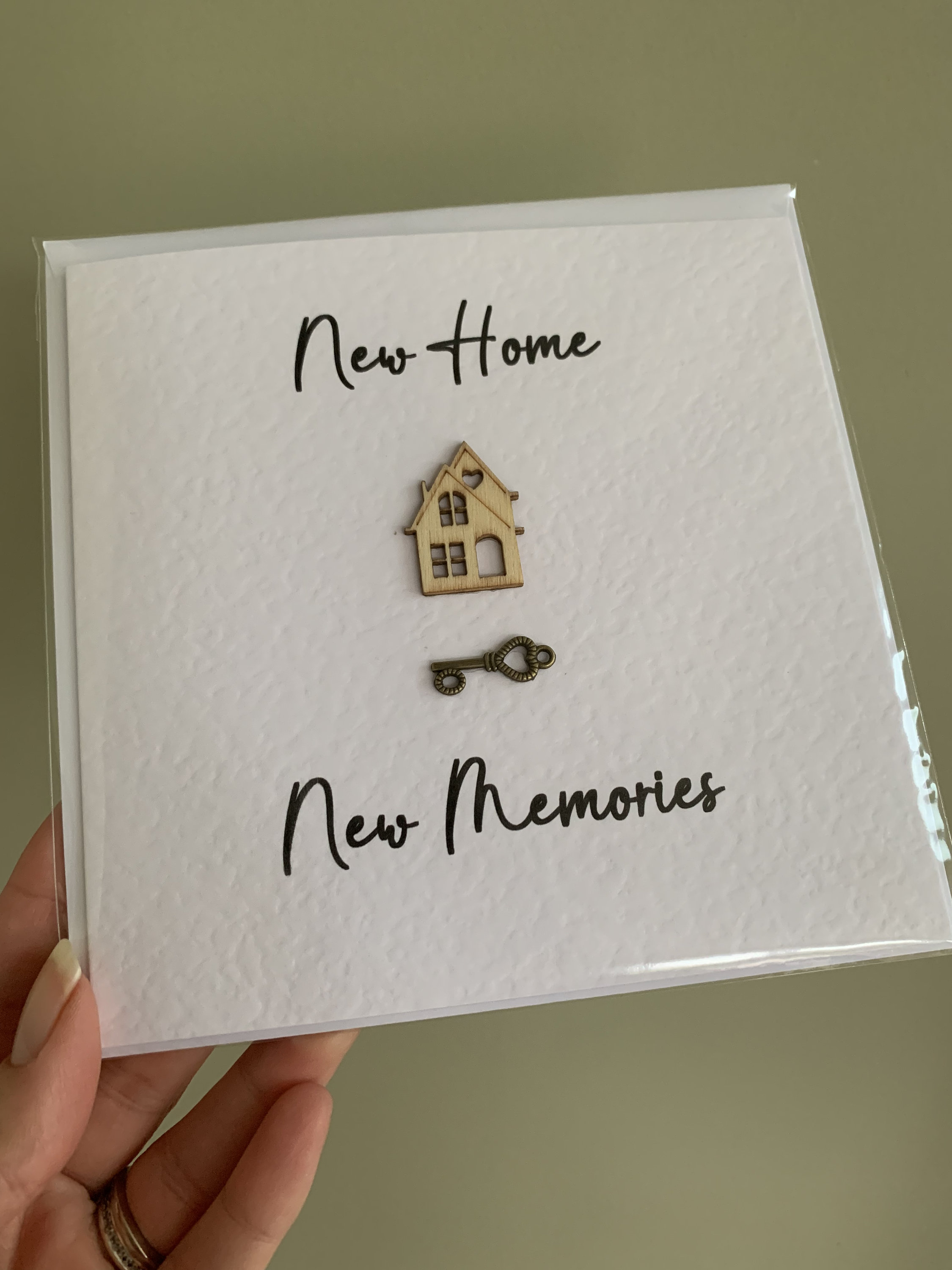Handmade New Home Card Custom New Home New House Card - Etsy