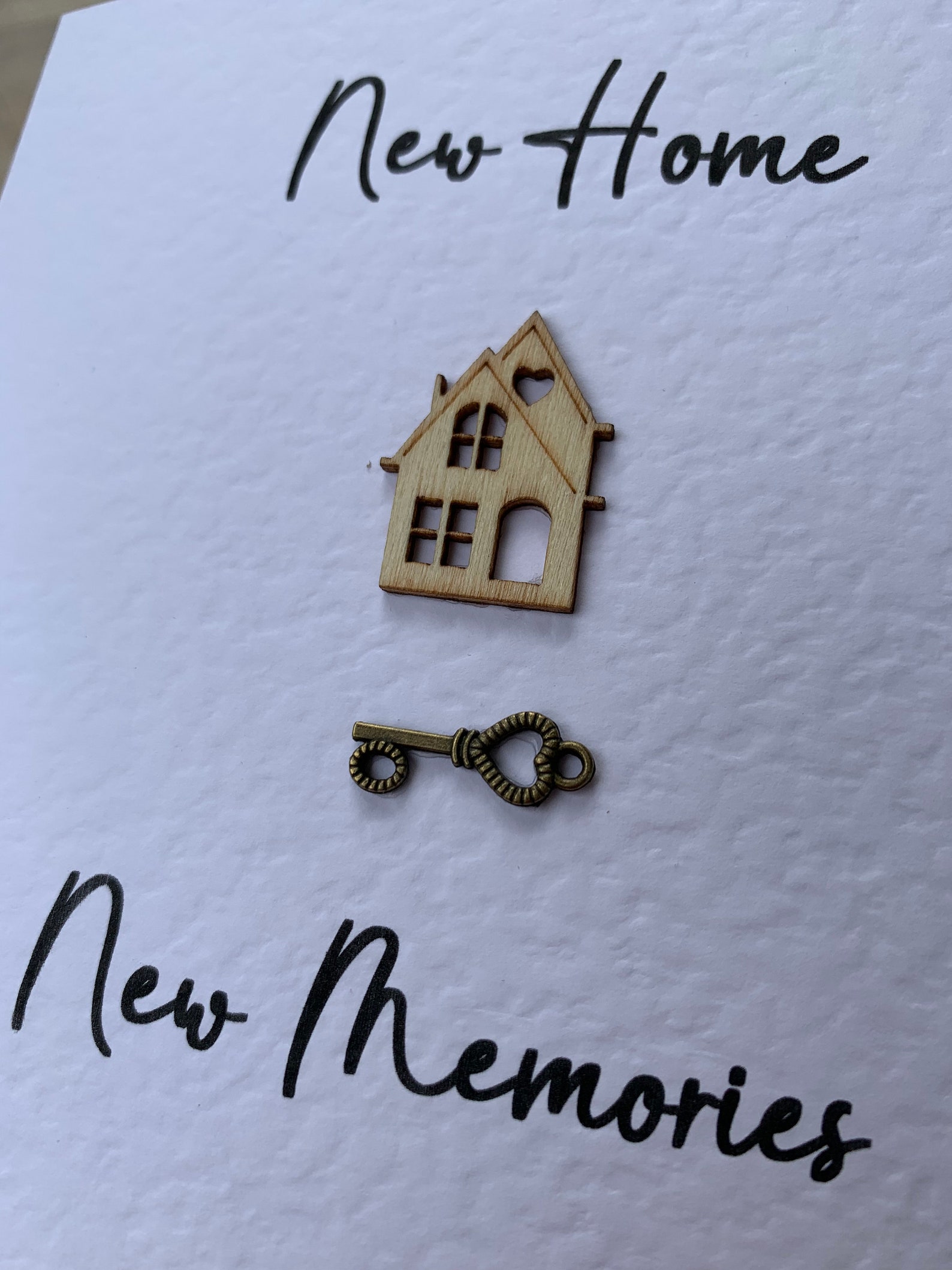 Handmade New Home Card, Custom New Home, New House Card, Moving Out ...
