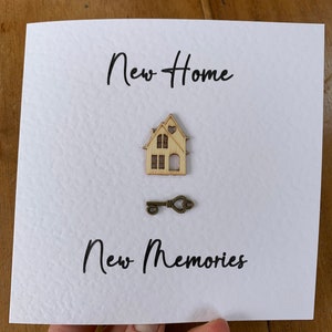 Handmade New Home Card, Custom New Home, New House Card, Moving Out ...