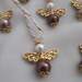 10pcs Brown Beaded Christmas Tree Angel, Handmade Winter Decoration ...