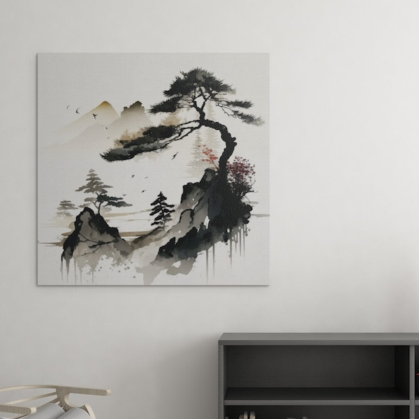 Sumi E Art - Etsy