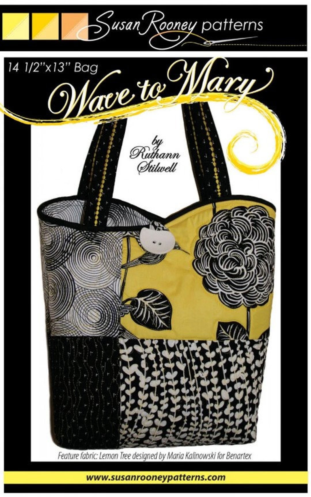 Wave to Mary Purse Pattern by Ruthann Stilwell for Susan Rooney ...