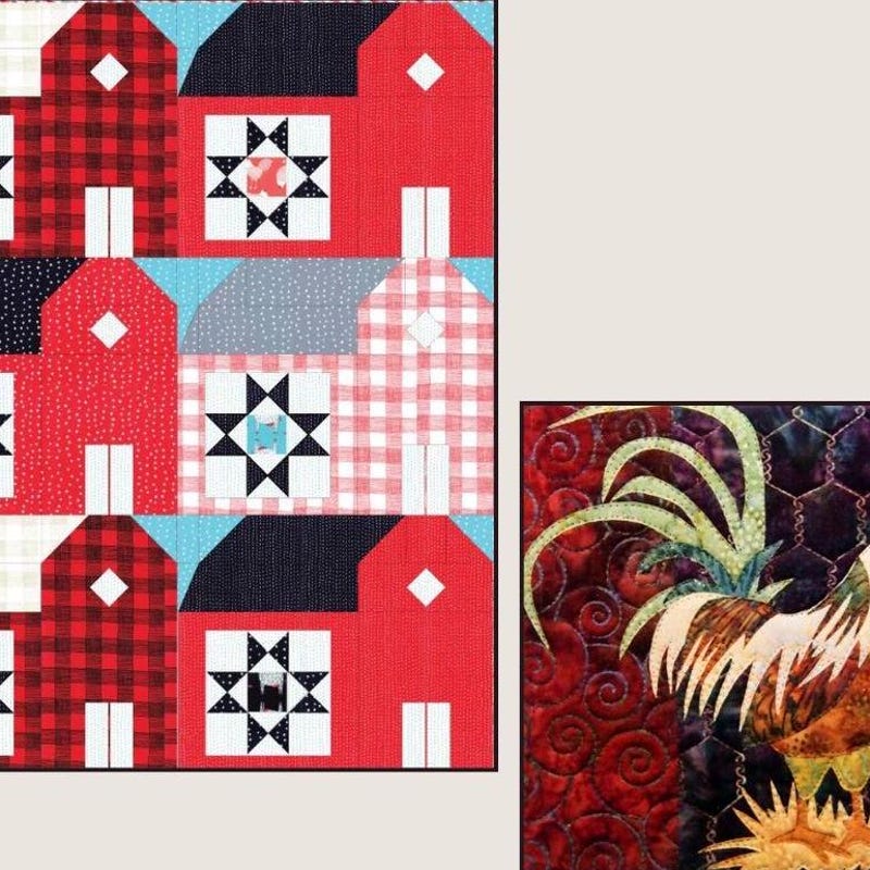 Rooster Quilt Pattern - Etsy