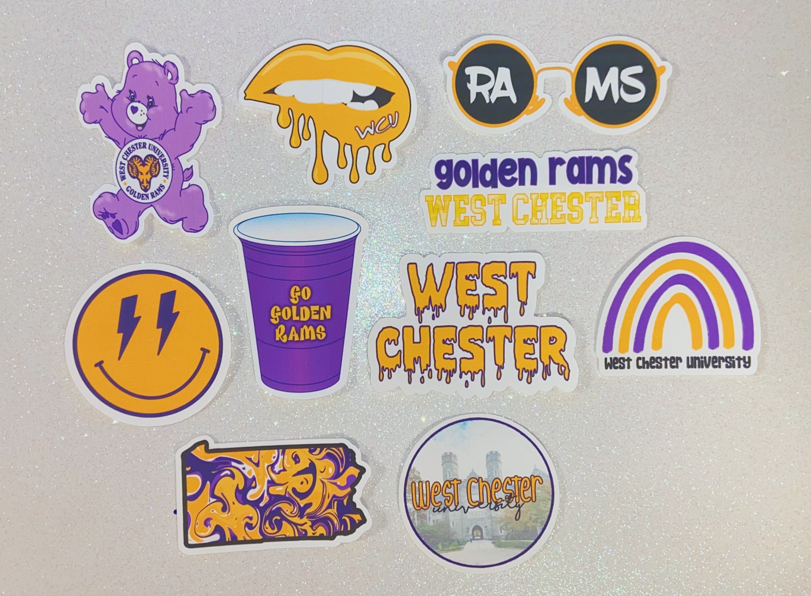 Custom College Stickers - Etsy