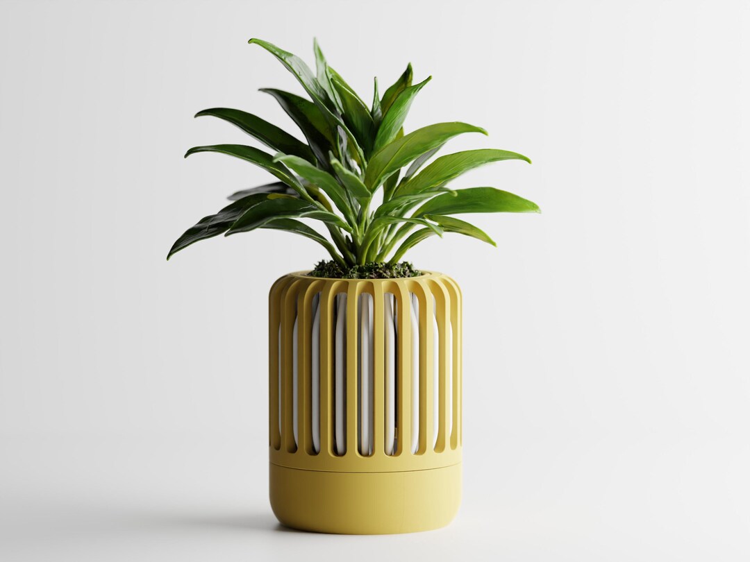 Airy Open 3D Printed Planter – Modern Designer Pot for Indoor Plants ...