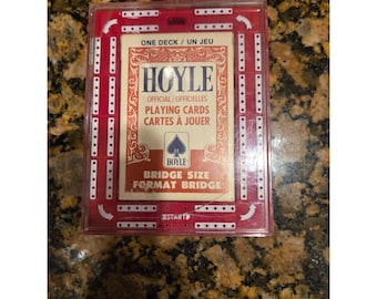 Playing Cards Complete Deck Hoyle Plastic Coated USA Floral Design ...