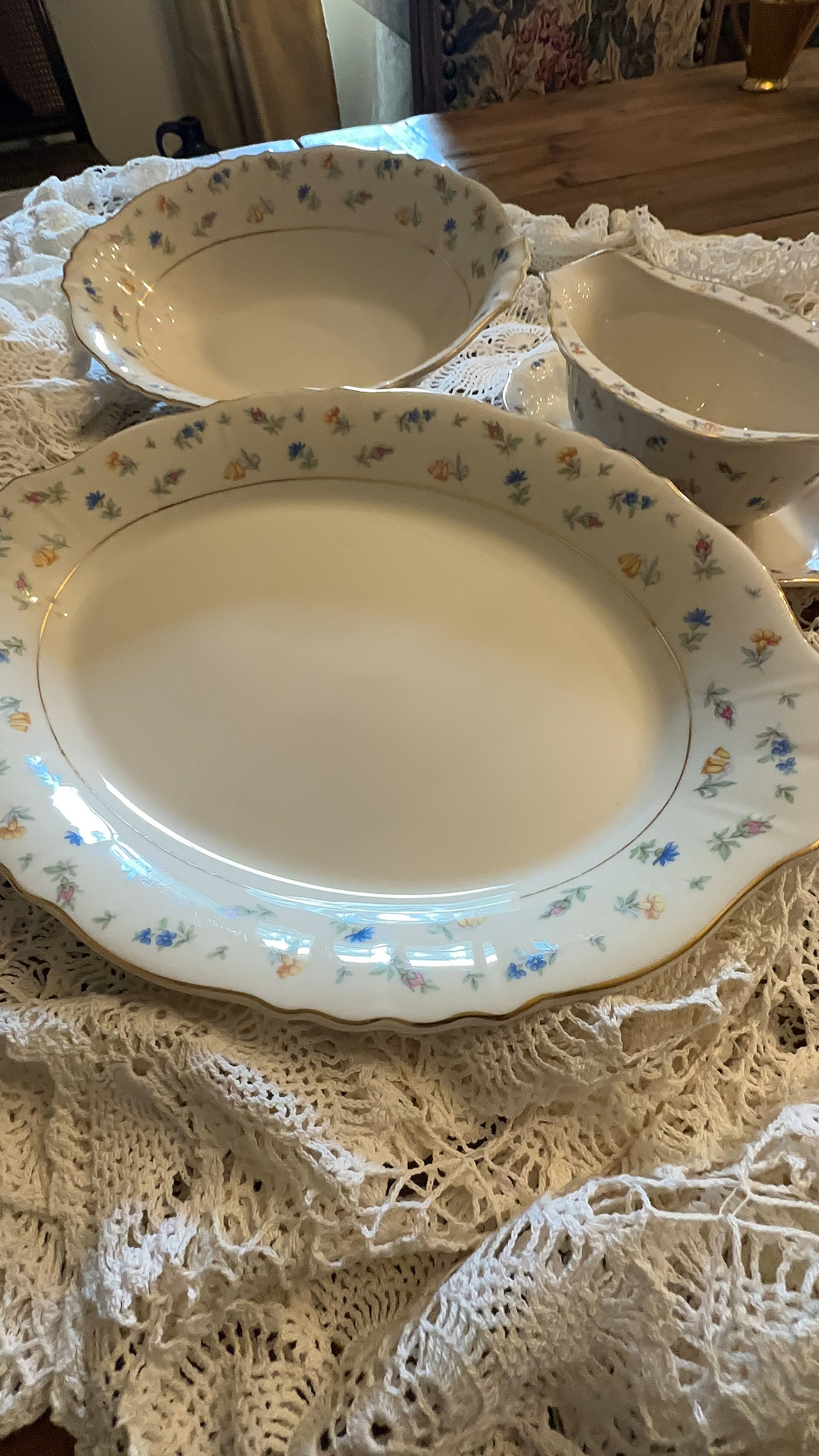 VINTAGE Federal Shape Syracuse China | Suzanne Pattern | Set of 46 Pieces | Fine China | Flower ...