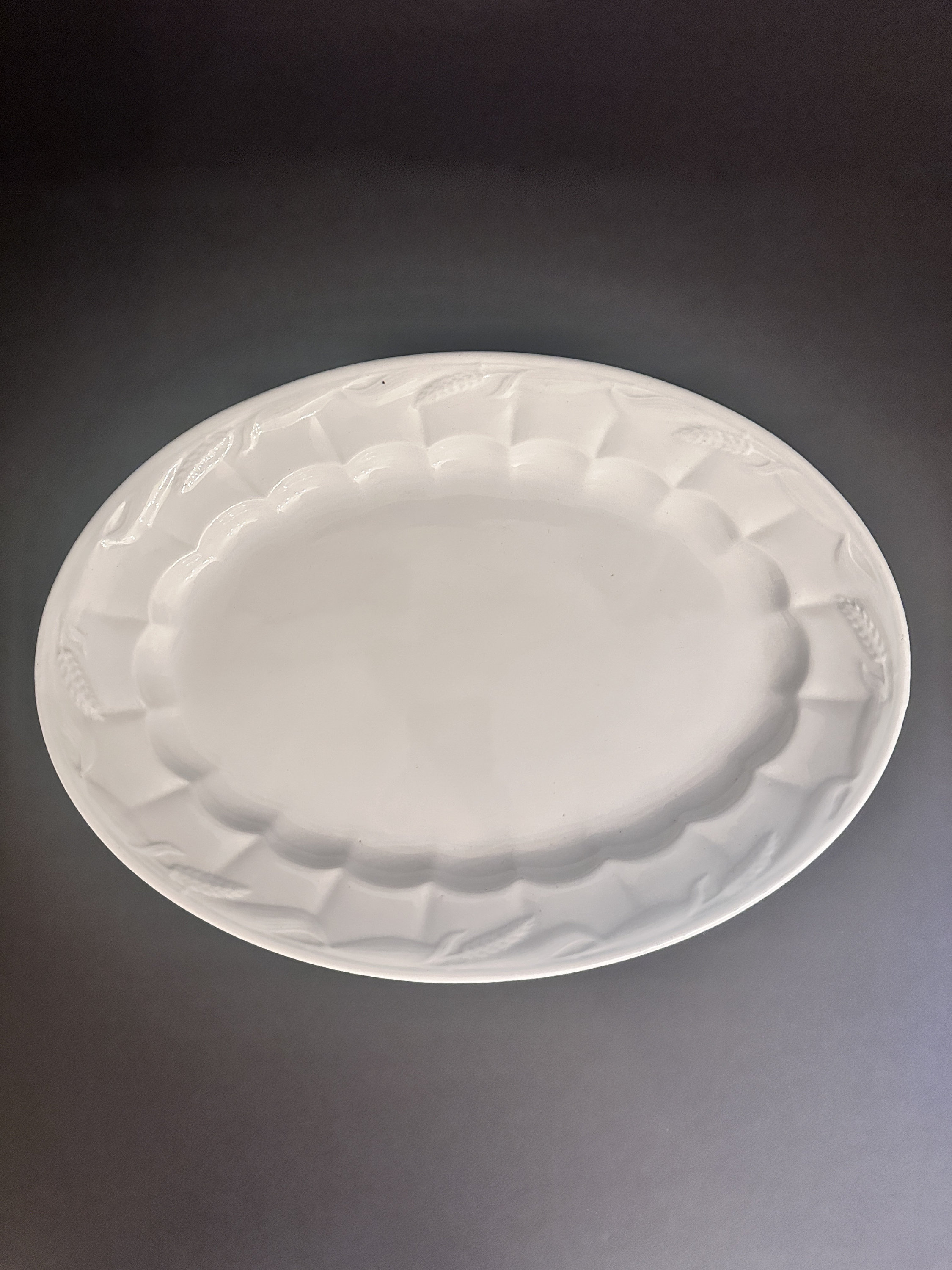 COLLECTIBLE Antique White Ironstone Tureen & Oval Platter Turner ...