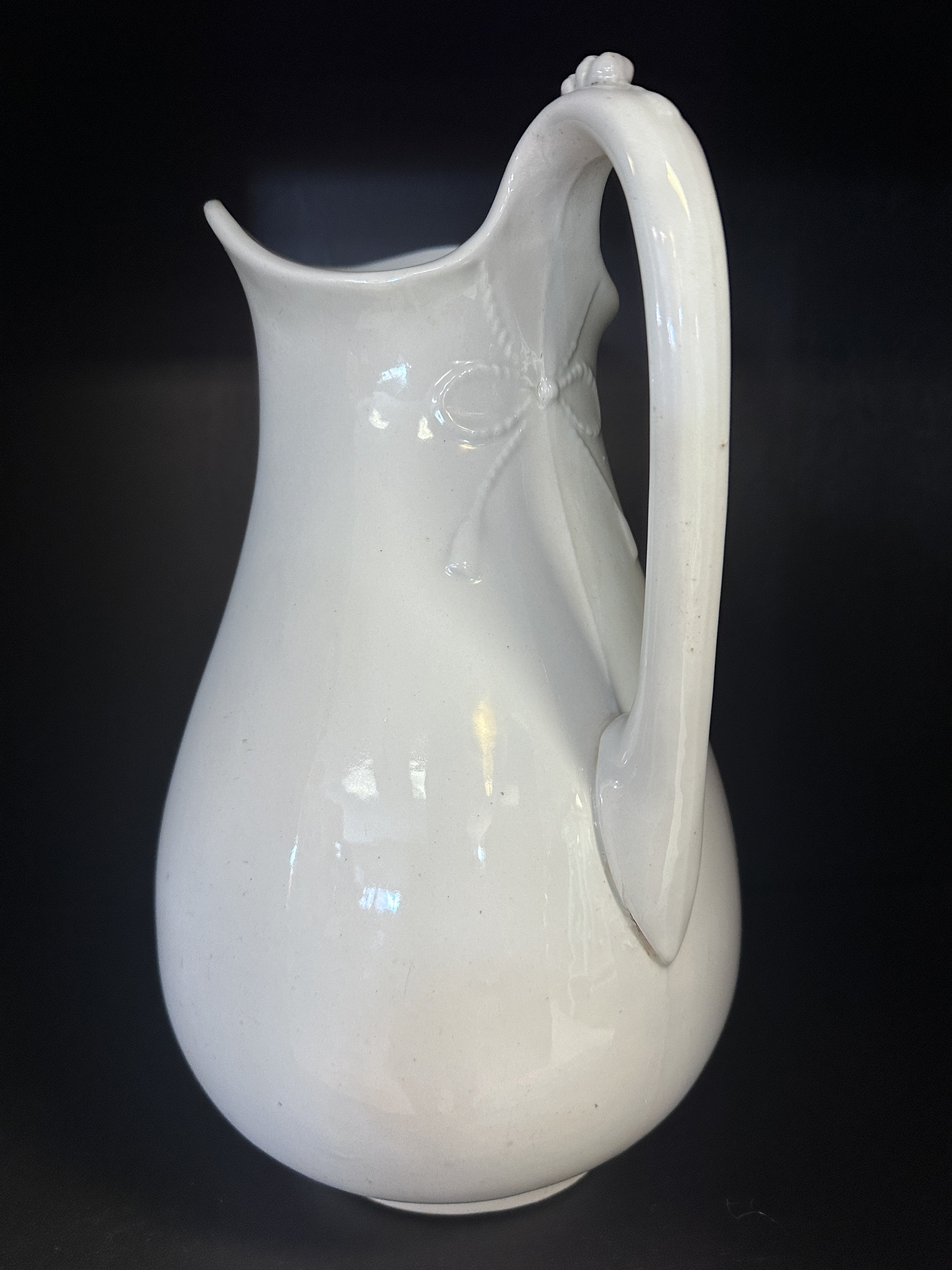 RARE Antique White Ironstone Pitcher Burgess & Goddard Pitcher Royal ... RARE Antique White Ironstone Pitcher Burgess & Goddard Pitcher Royal ...