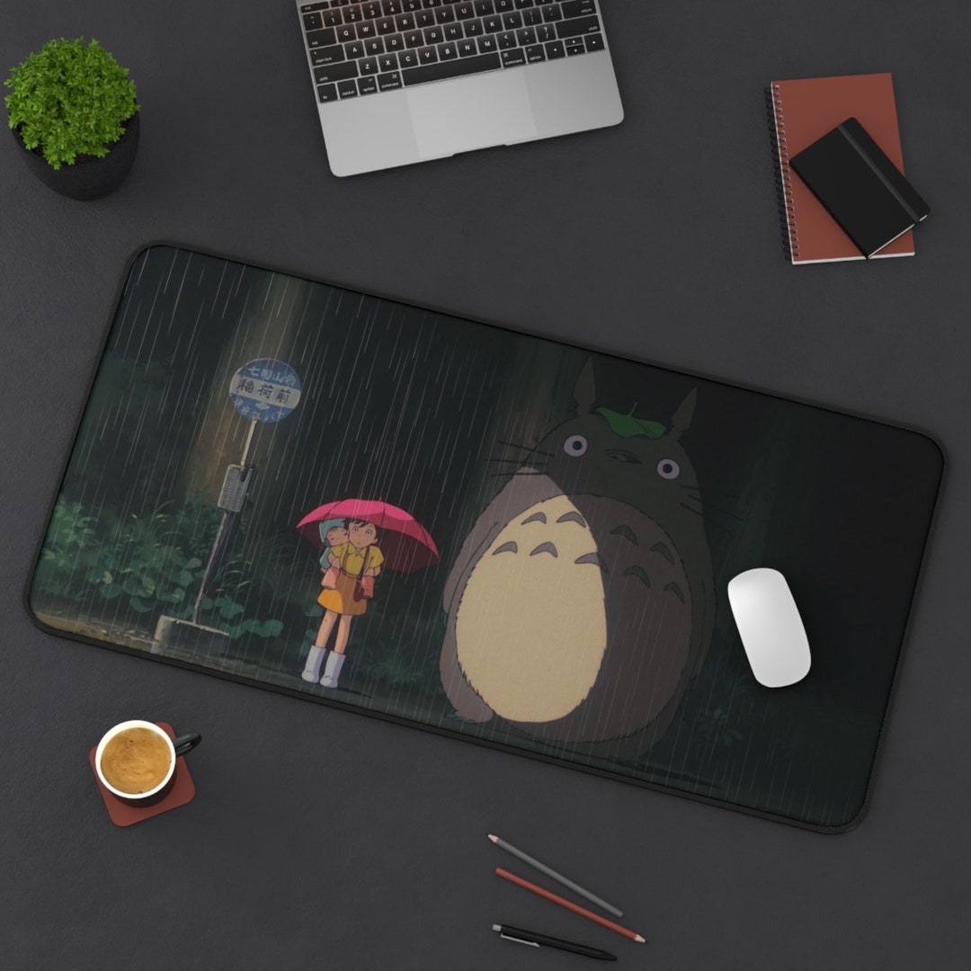 My Neighbor Totoro Bus Stop Ghibli Long Gaming Mousepad/desk Mat/play ...