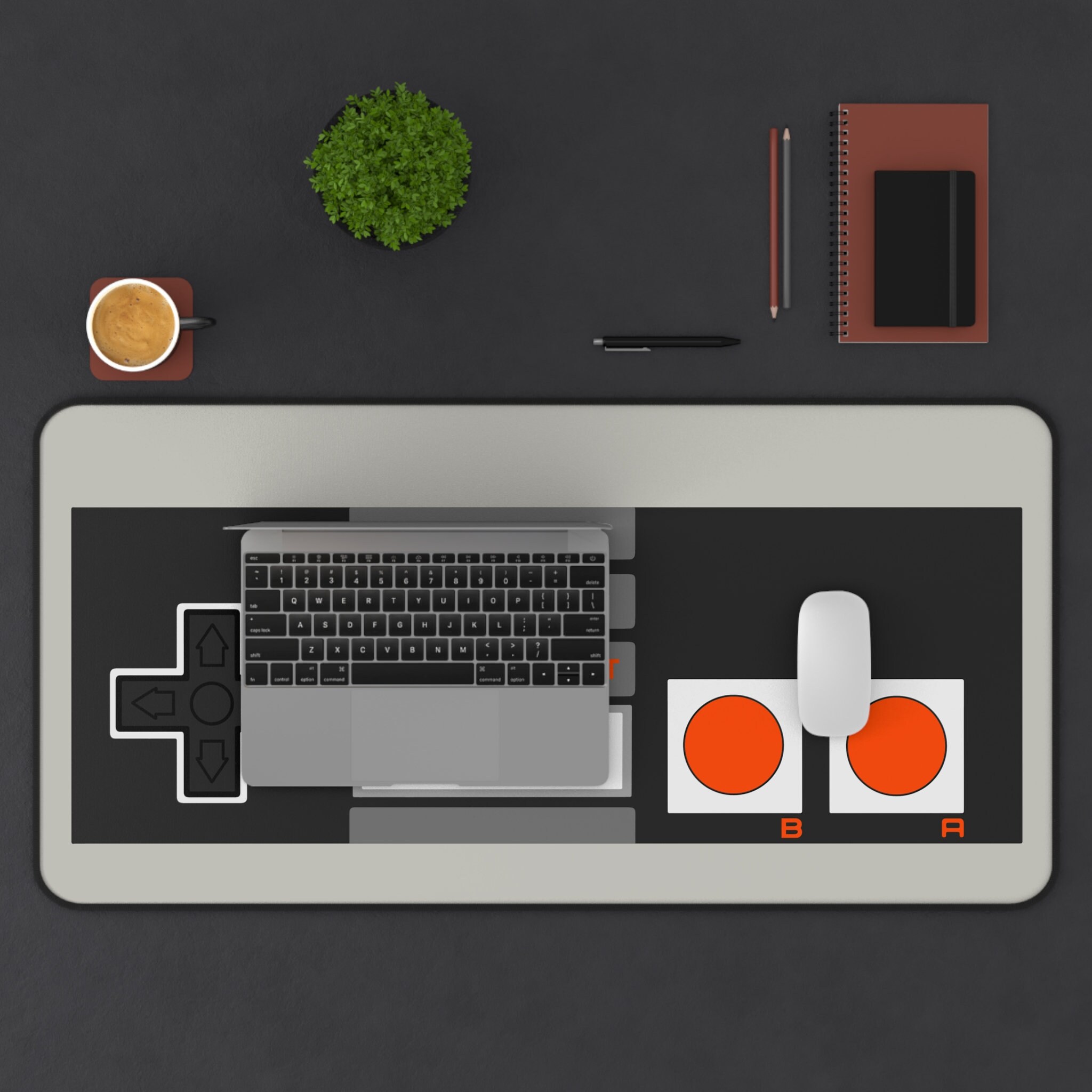 NES Controller Long Gaming Mousepad/desk Mat/play Mat - Etsy