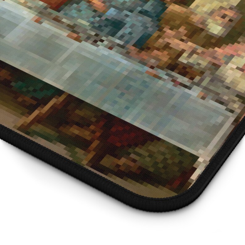 The Last Supper Leonardo Da Vinci Pixel Art Long Gaming Mousepad/desk ...
