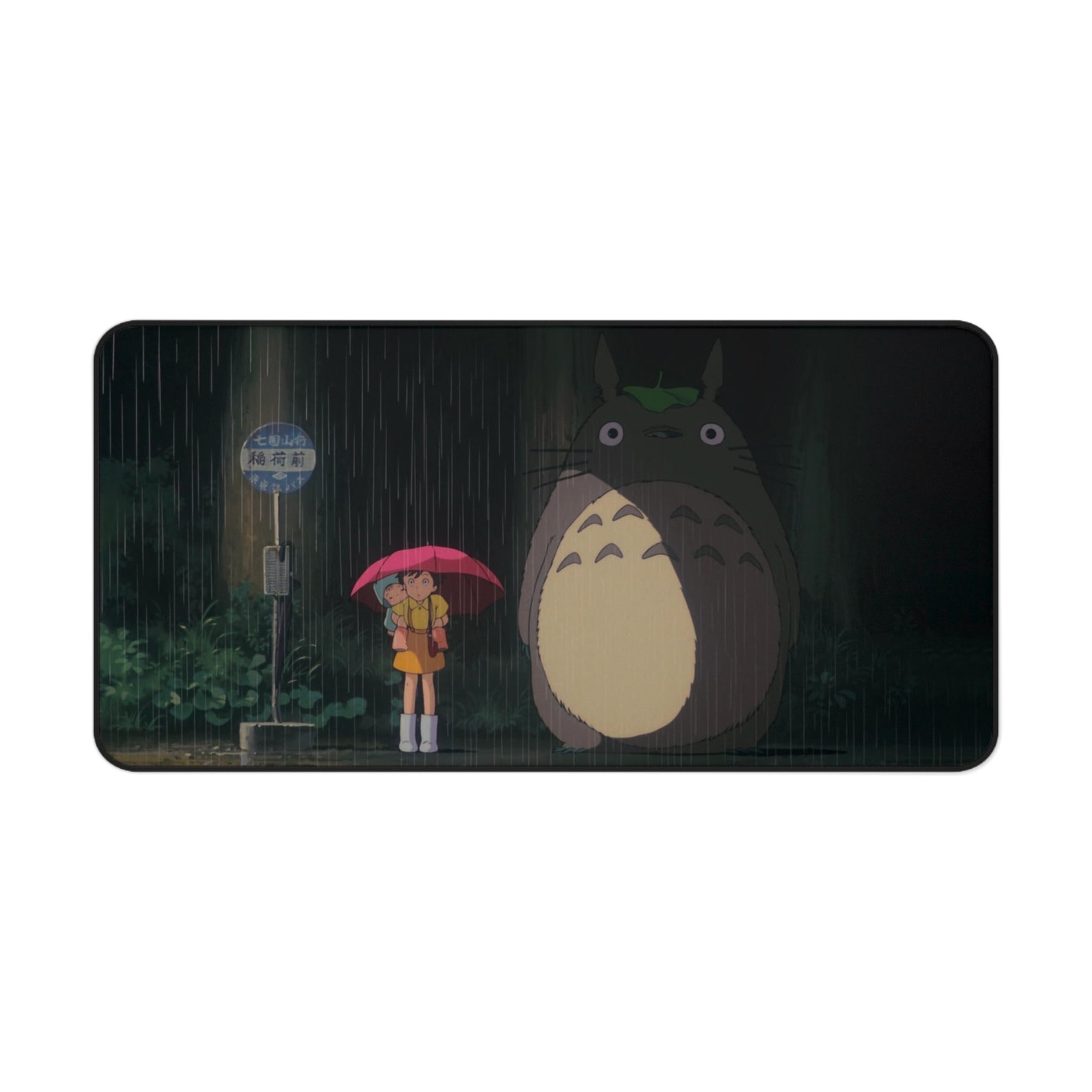 My Neighbor Totoro Bus Stop Ghibli Long Gaming Mousepad/desk Mat/play ...